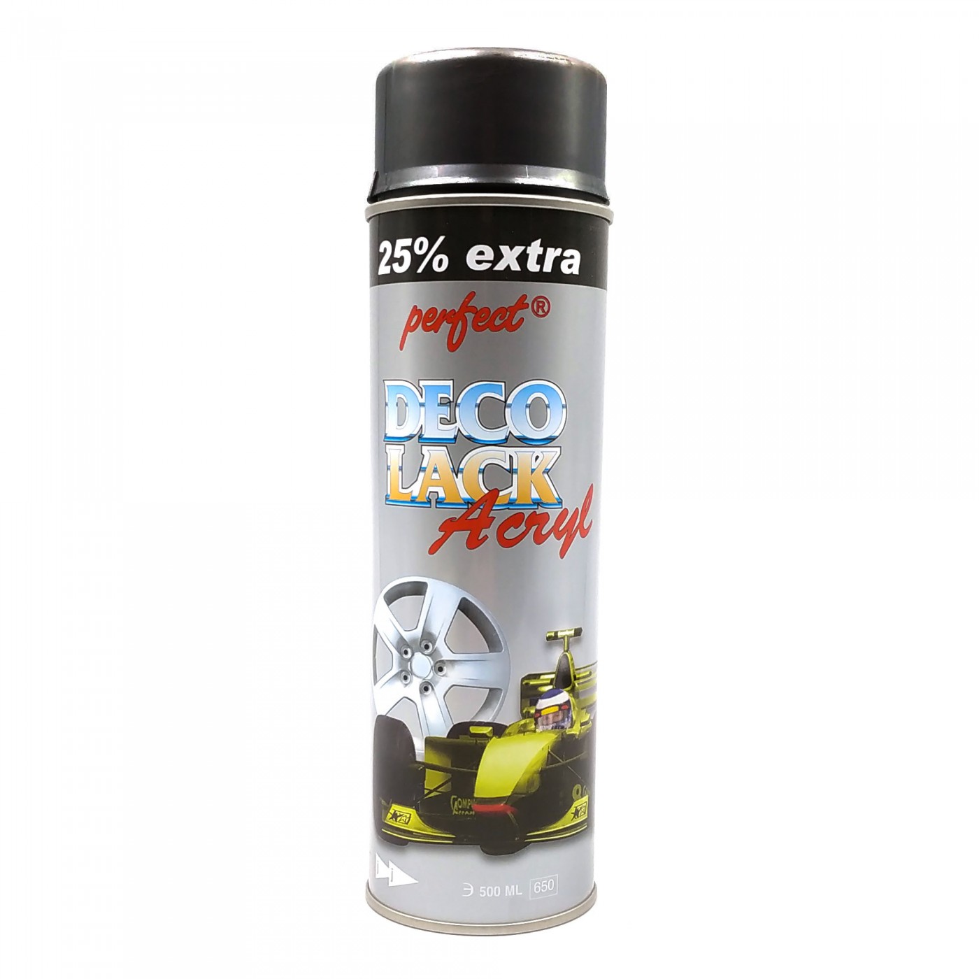Фарба Perfect Deco Lack Acryl для дисків в аерозолі чорна матова (500мл ...
