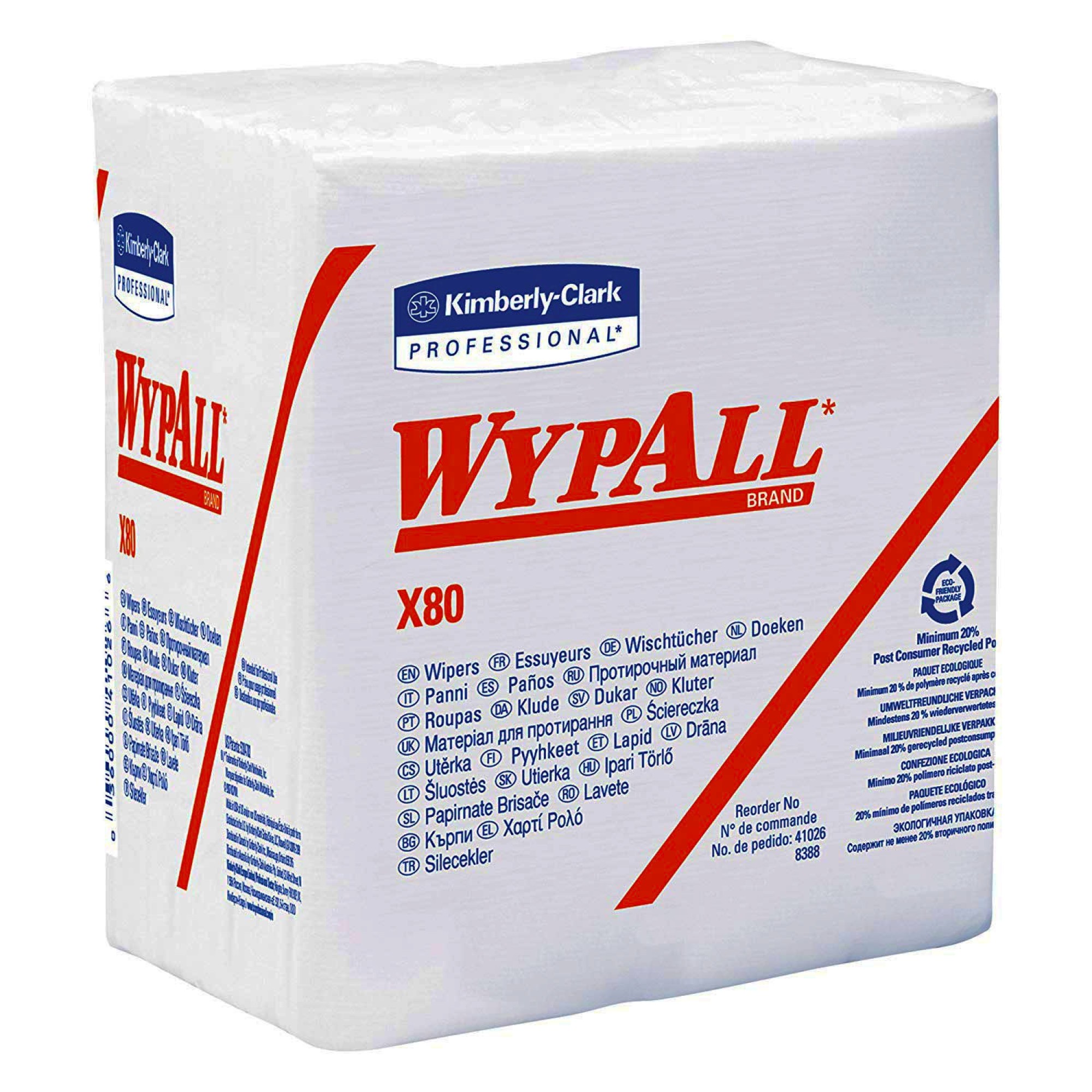 Протиральний матеріал Wypall X80 33*32см (50 листів) - 8388